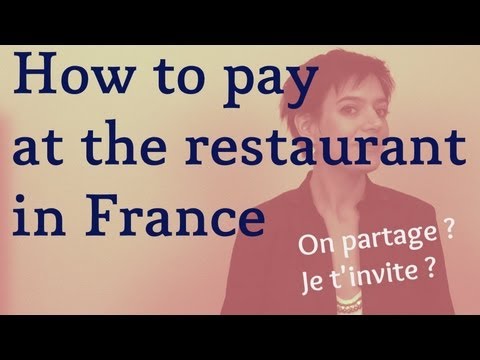 How to Pay at the Restaurant in France