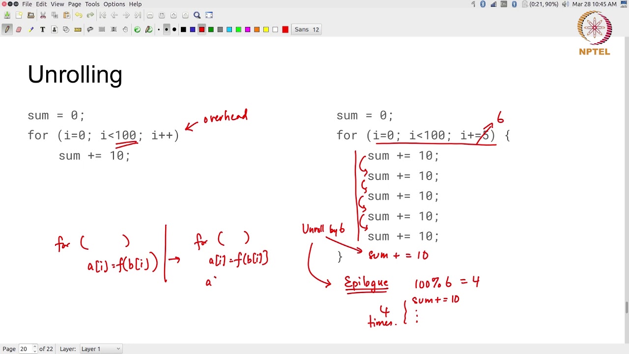 Lec74 - Loop optimizations 3