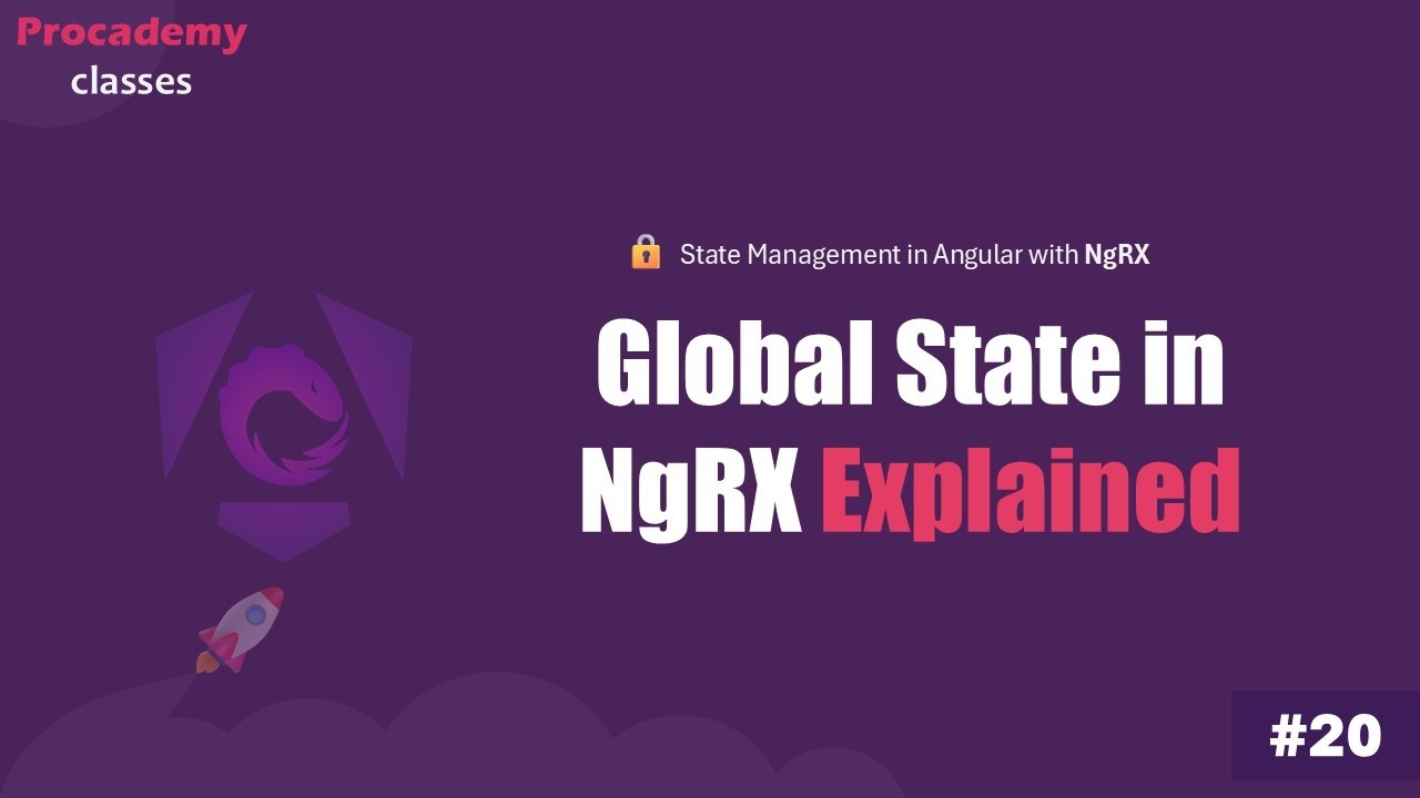 Organizing NgRx State with a Global AppState and AppReducer | NgRx Course #20