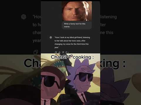 ChatGPT ain't got no chill. #memes #rickandmorty