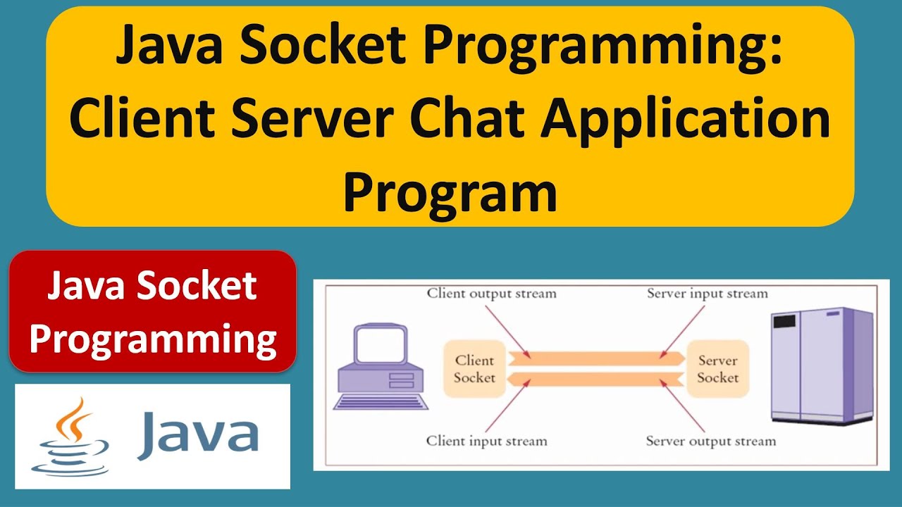 Java Socket Programming – Complete Client Server Chat Application Program | Socket Programming