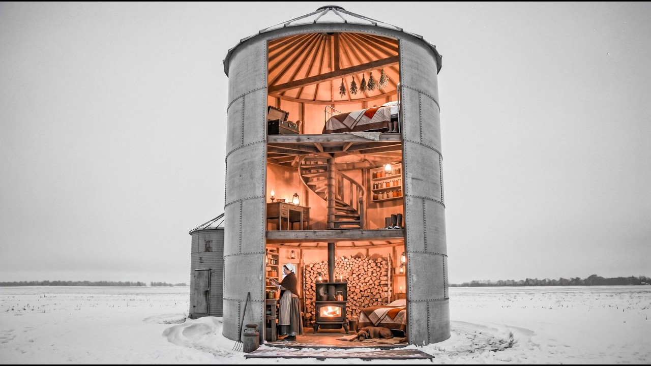 They Called Her Crazy for Living in a Grain Silo — Until the Historic Blizzard Hit