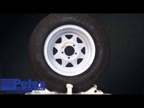 Carlisle Sport Trail Trailer Tire and Wheel ST205/75D14 (5 Lug)