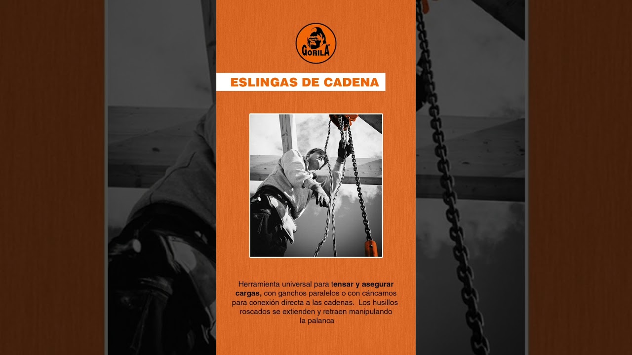 ¿Sabías que es una eslinga de cadena?⛓️ #shorts