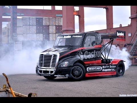 Mike Ryan Drifts Freightliner Semi, Takes Gymkhana to the Next Level ...