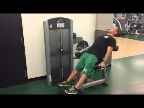 Life Fitness Back Extension Machine