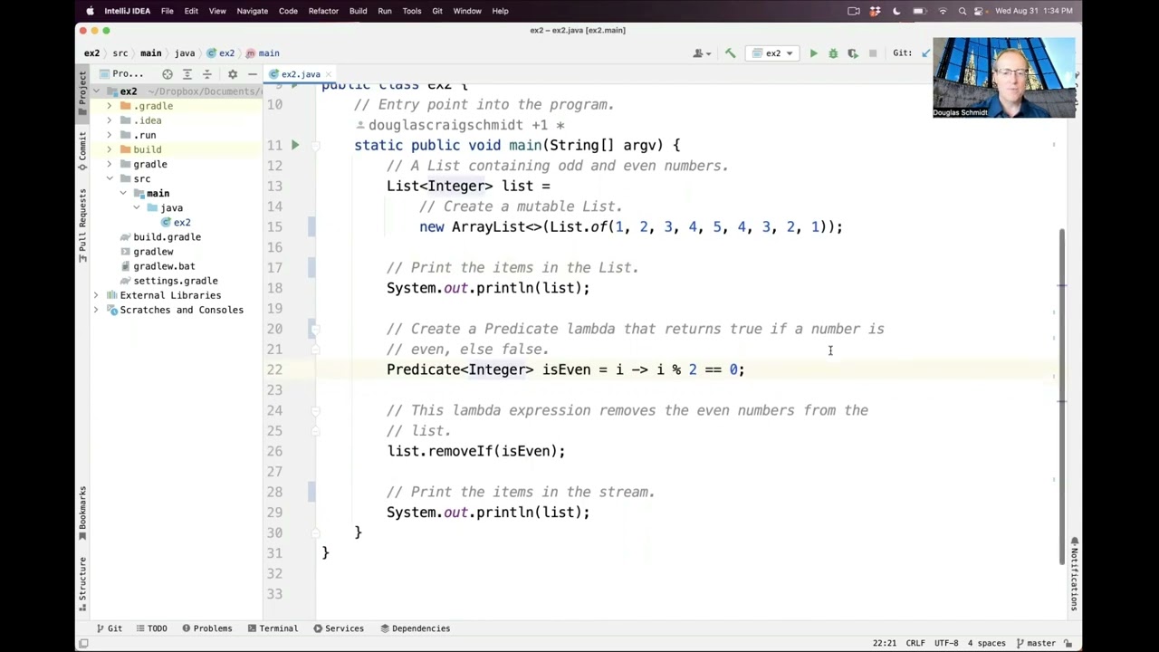 Using the removeIf() Method on a Mutable Java List