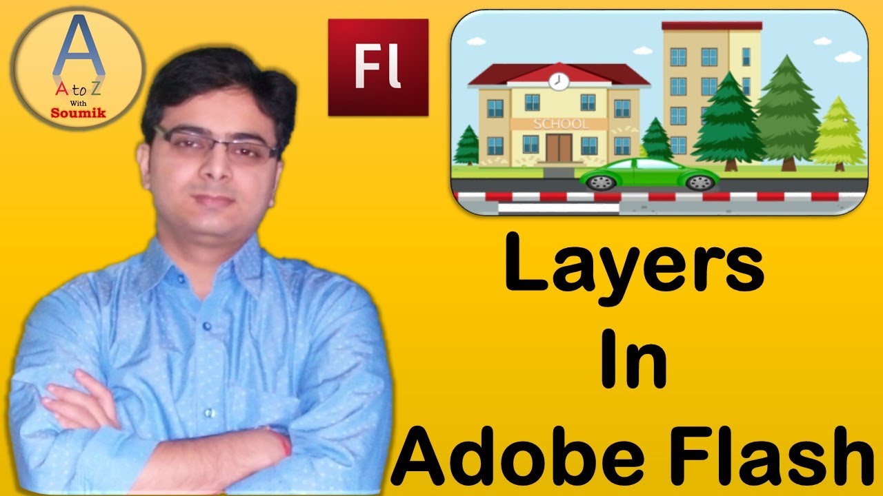 layers in Adobe flash