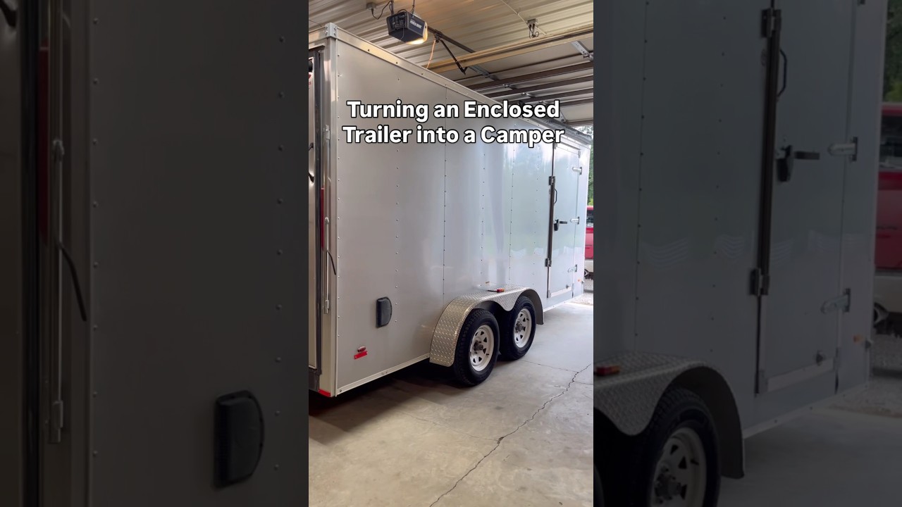 Turning an Enclosed Trailer into a Camper