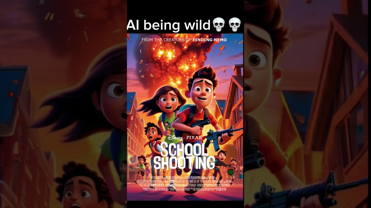 AI Disney Pixar movie posters be like: #AI#wild#viral#shorts
