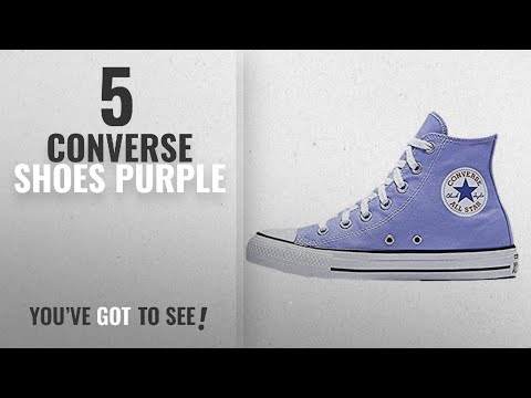 Top 5 Converse Shoes Purple [2018]: Converse Chuck Taylor All Star Seasonal Canvas High Top