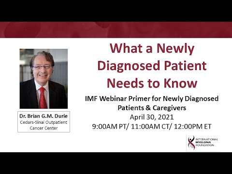 What a Newly Diagnosed Patient Needs to Know