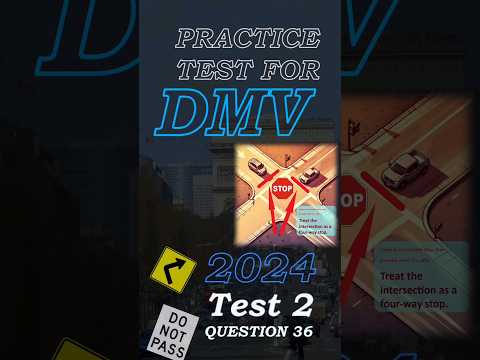 California DMV Senior Driver's License Renewal Test 2024
