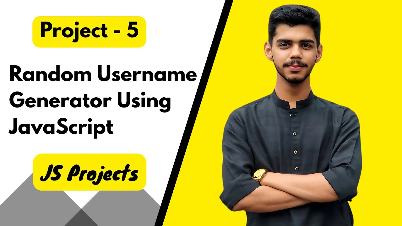 Random Username Generator with JavaScript — Step-by-Step