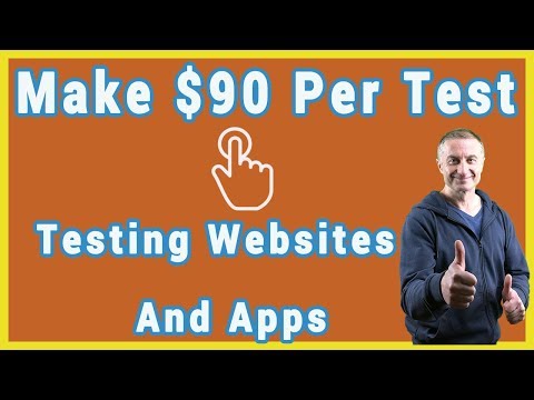 Make Money By Testing Websites And Apps 2019 (Earn$5-$90 Per Test Via Paypal)