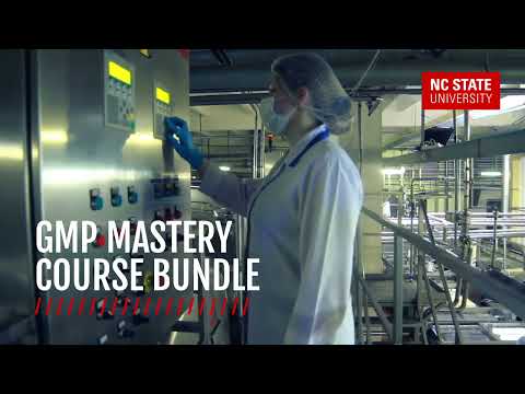 NC State University's GMPs Mastery Course Bundle Online