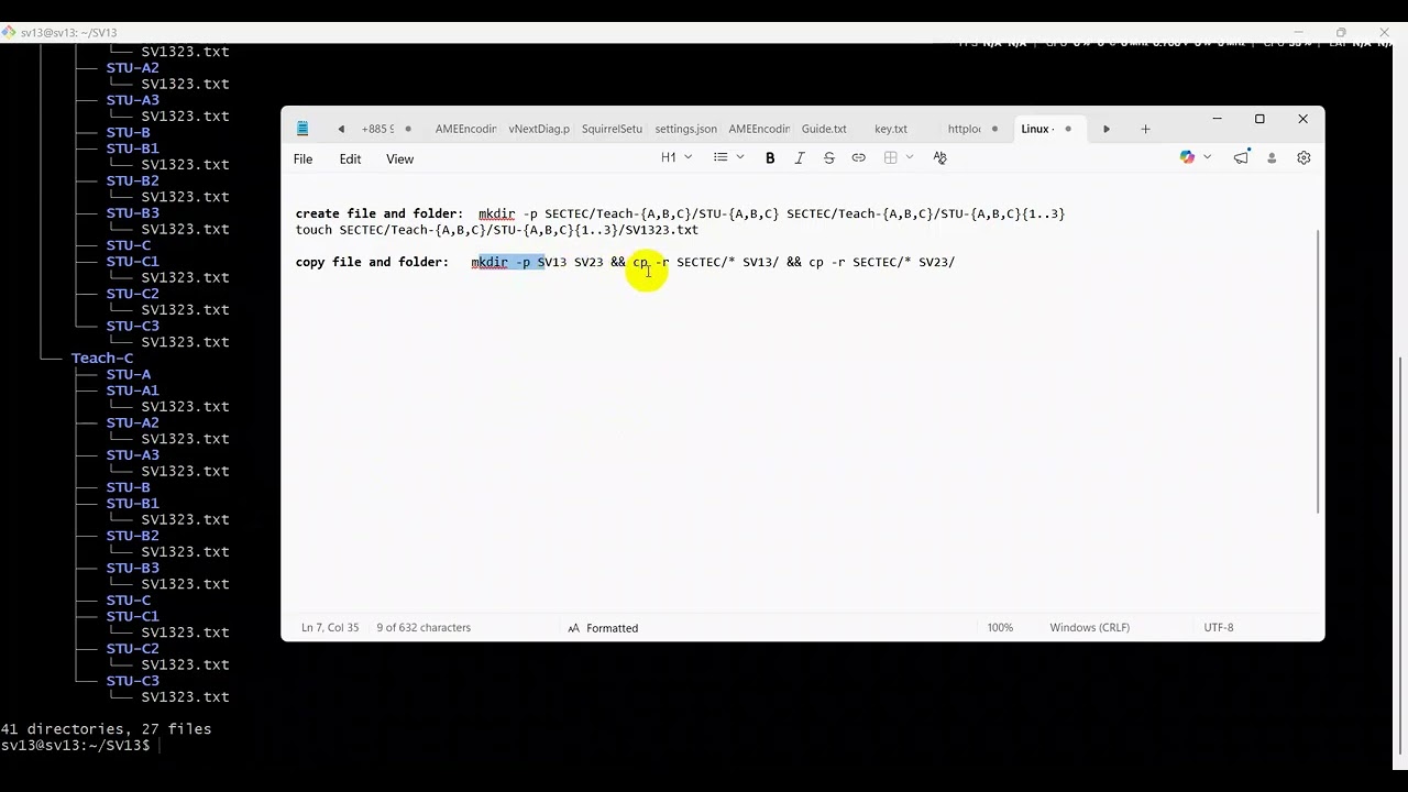 Linux Basic Command Part 3 File & Folder