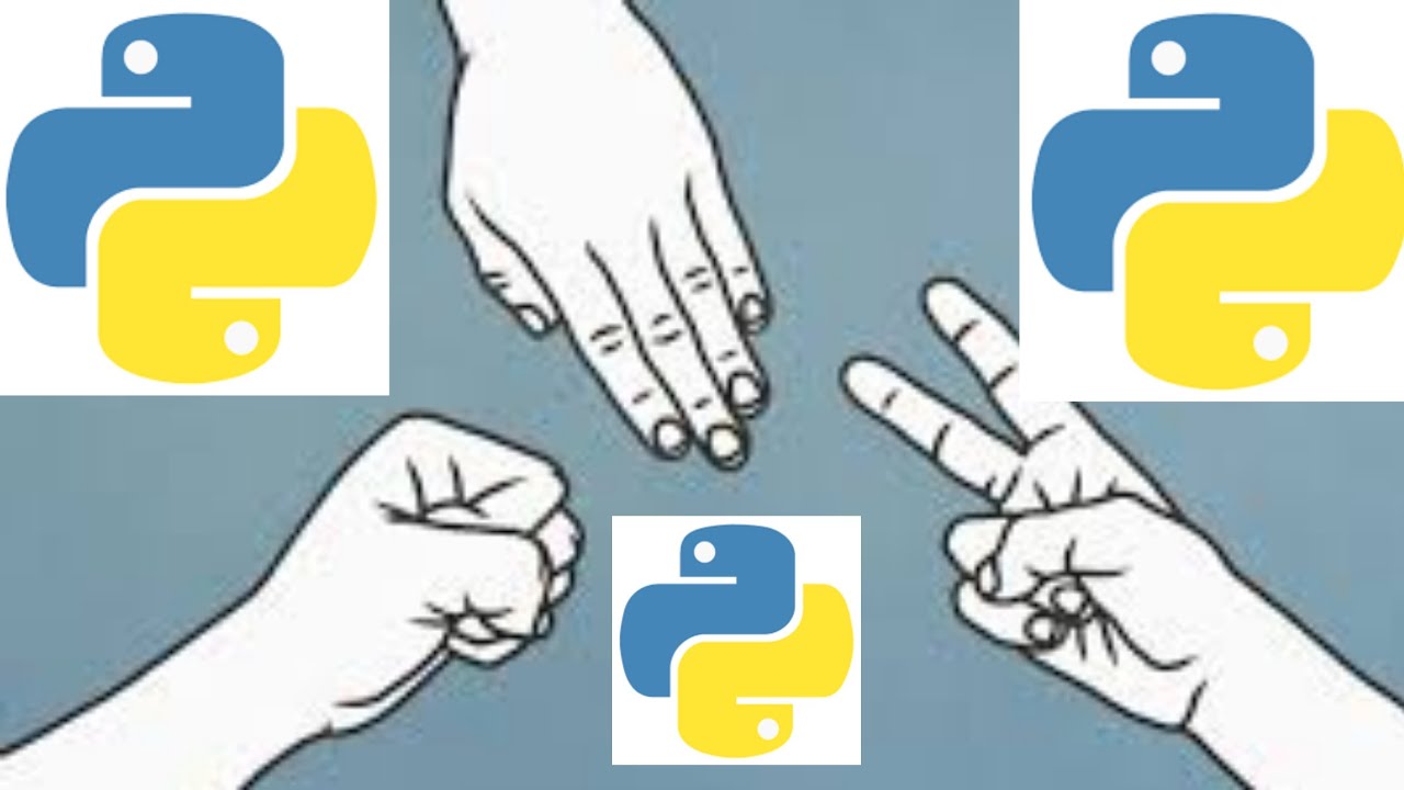 Rock, paper, scissors game with python | Beginner project | #python