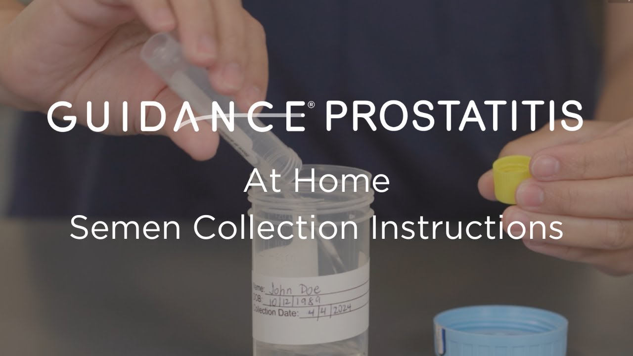 Guidance® Prostatitis At Home Collection Instructions