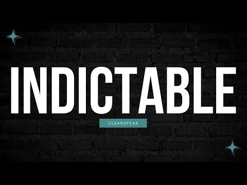 How to Pronounce Indictable in English 2024 (Step by Step)
