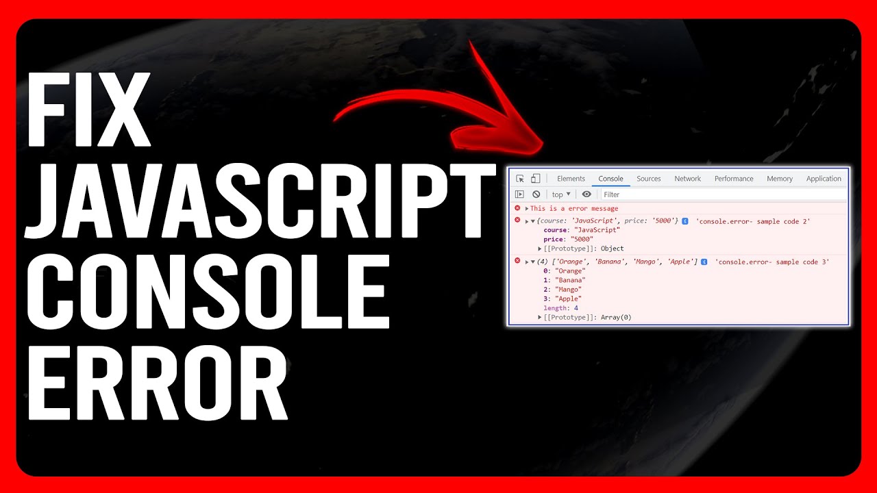 How To Fix JavaScript Console Error (How To Troubleshoot JavaScript Console Error)