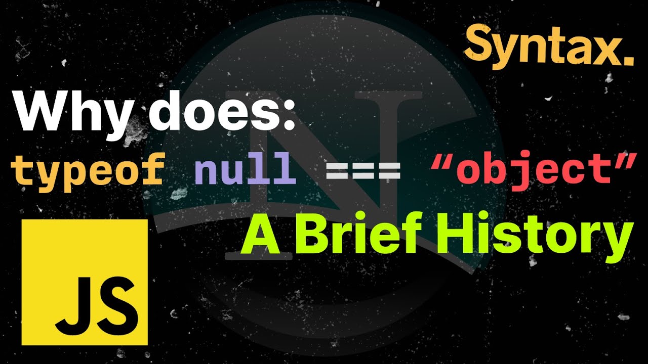 Why is typeof null 