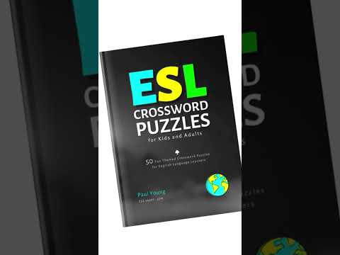 ESL Crossword Puzzles for Kids and Adults - Available on Amazon!