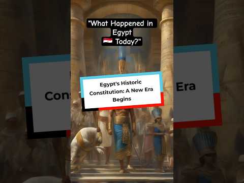 What Happened in Egypt Today? 🇪🇬 Constitution of 1923 Enacted –June 3, 1923 #todayinhistory #history