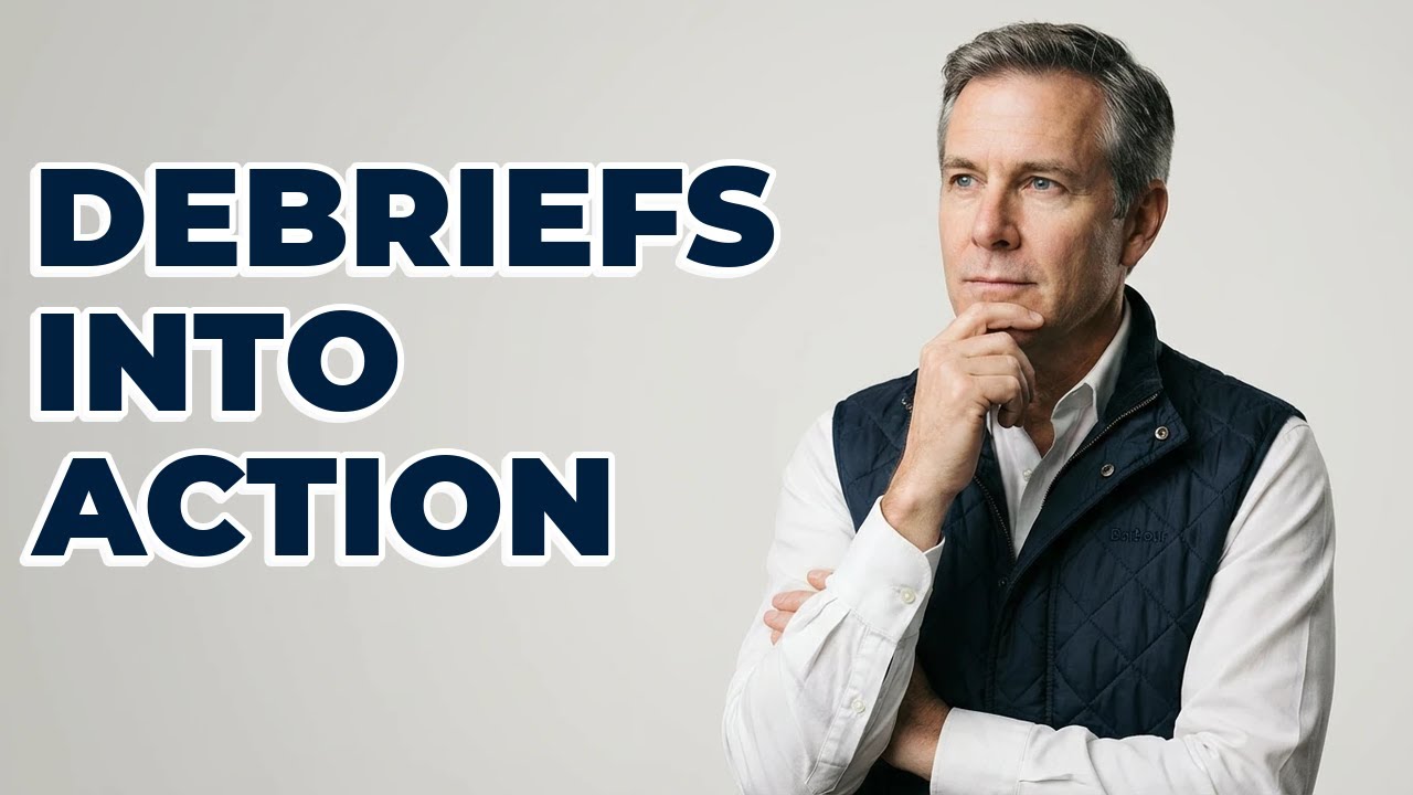 What Steps Turn Post-Project Debriefs Into Actions?