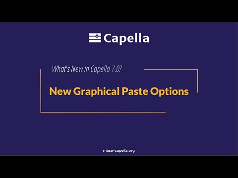 What's New in Capella 7.0 : New Graphical Paste Options