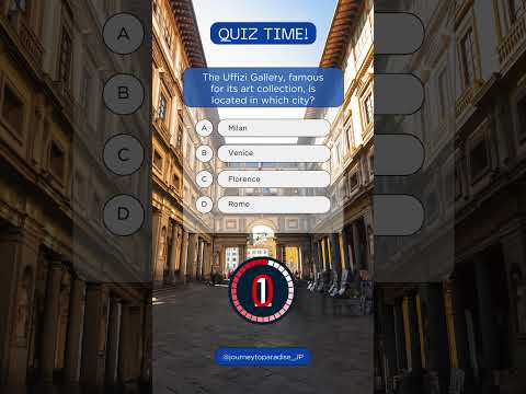 The Uffizi Gallery is located in which city? #Milan #Venice #Florence #Rome