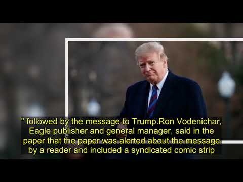 Pennsylvania paper drops syndicated cartoon over Trump insult