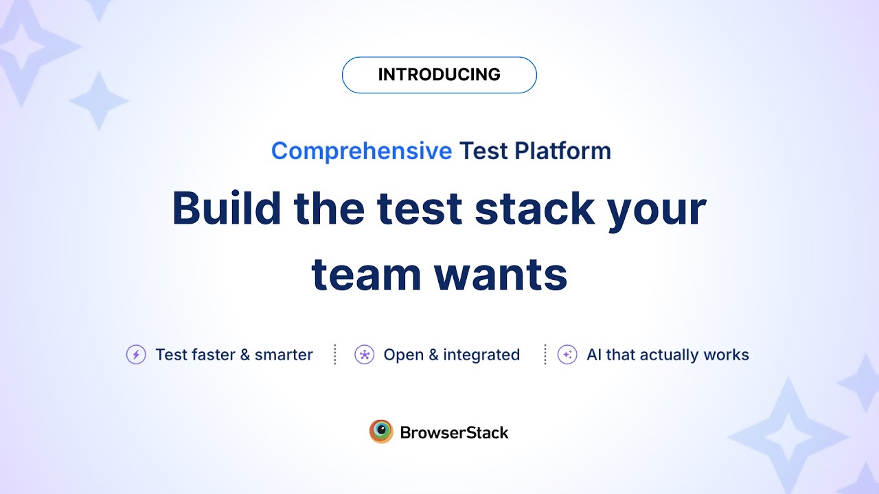 BrowserStack Test Platform Overview