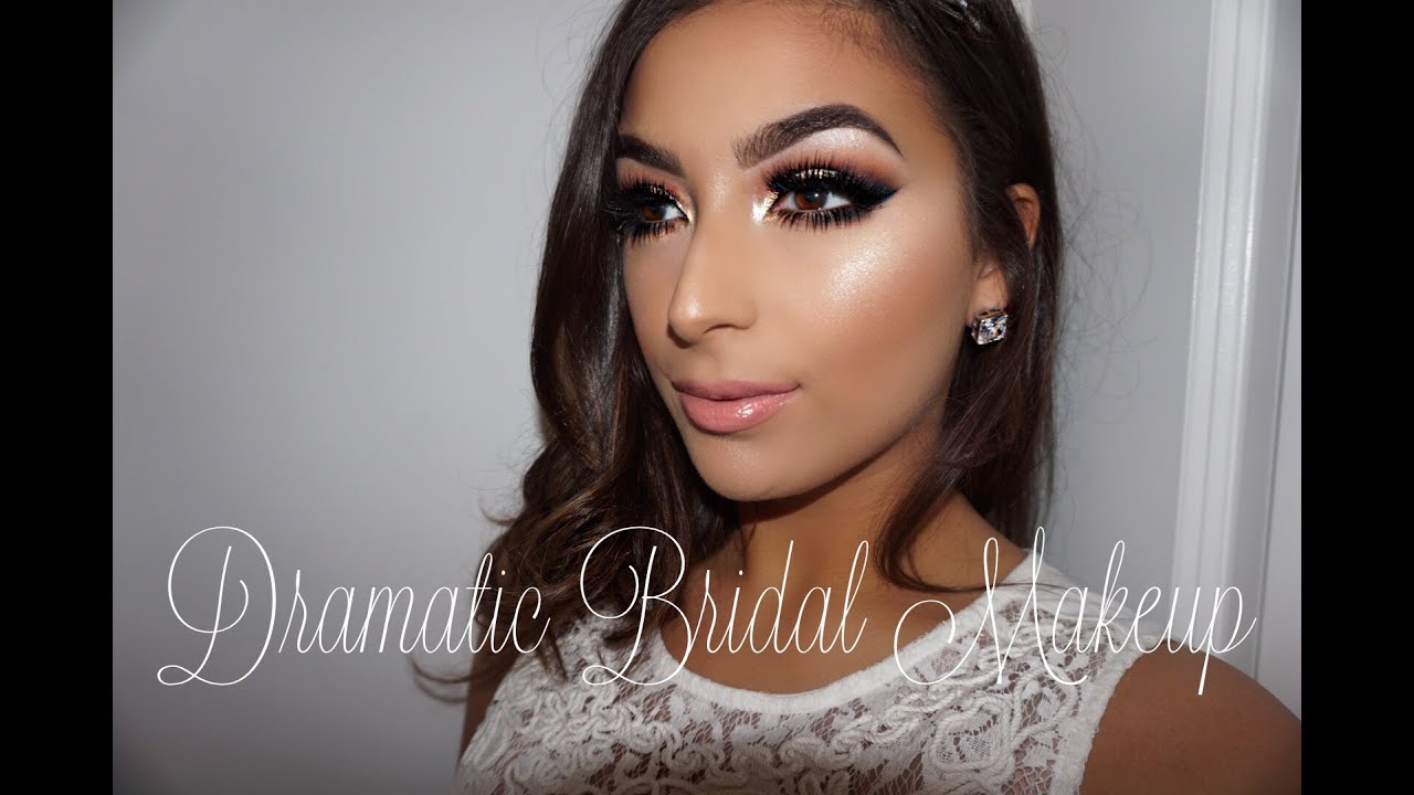 Dramatic Bridal Makeup || Smoked Out Wing