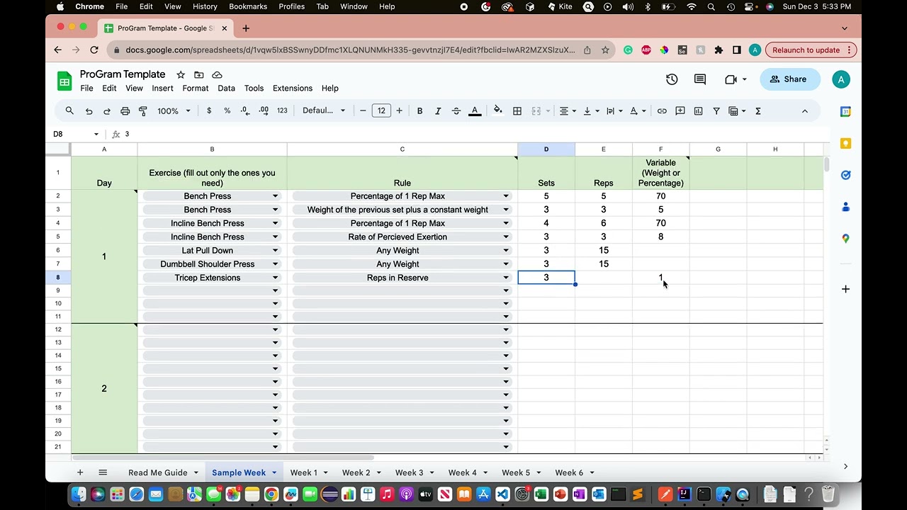 Program Template Demo Video