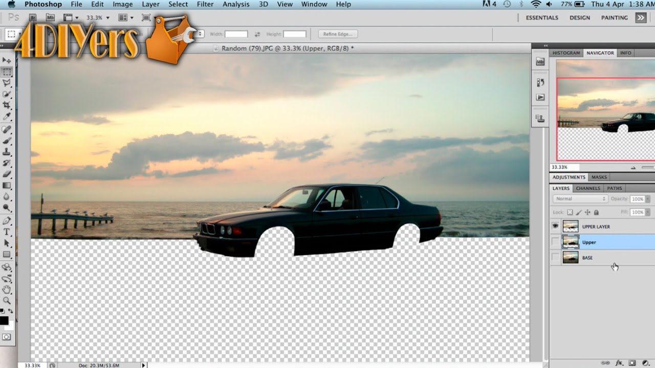 4DIYers - Adobe Photoshop: Lowering a Vehicle