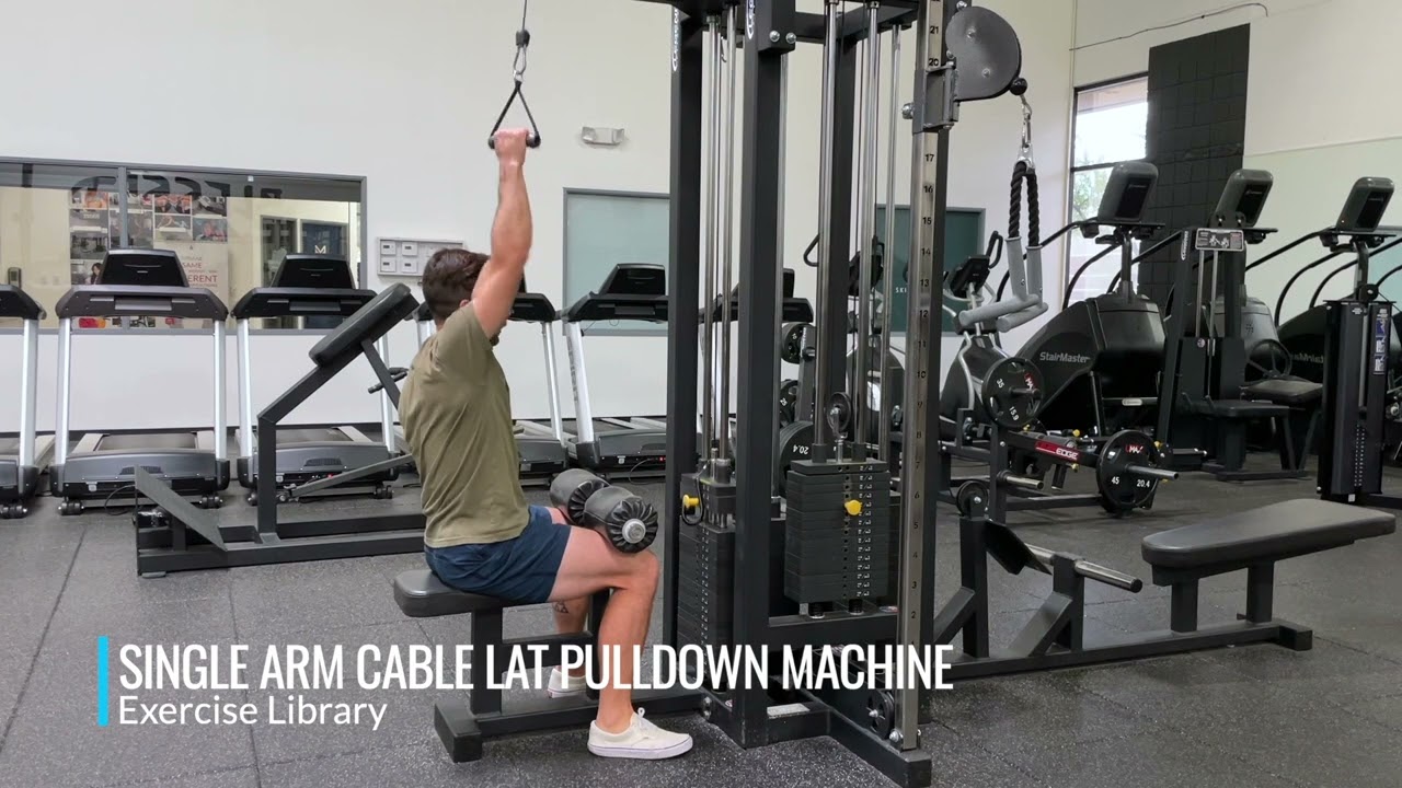 Single Arm Cable Lat Pulldown Machine