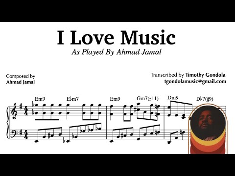 Ahmad Jamal plays I Love Music