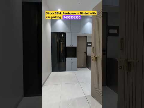 3Bhk Rowhouse for sell in Dindoli Surat 14x36 Triplex with car parking 7405558550
