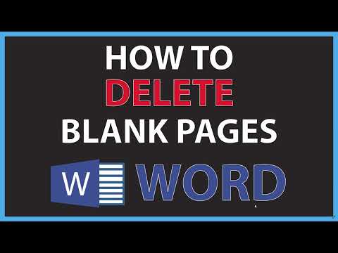 Microsoft Word: How To Delete Blank Pages In Word 365