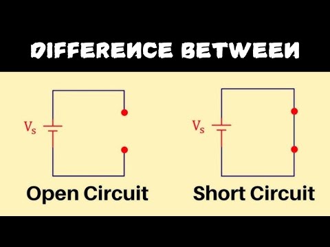 Basics of Open Circuit and Short Circuit | Open Circuit vs Short Circuit