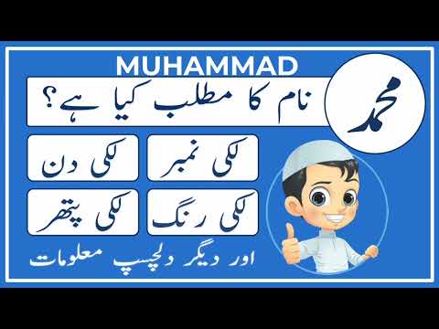 Muhammad Name Meaning in Urdu | Muhammad Naam Ka Matlab Kya Hai محمد | Amal Info TV