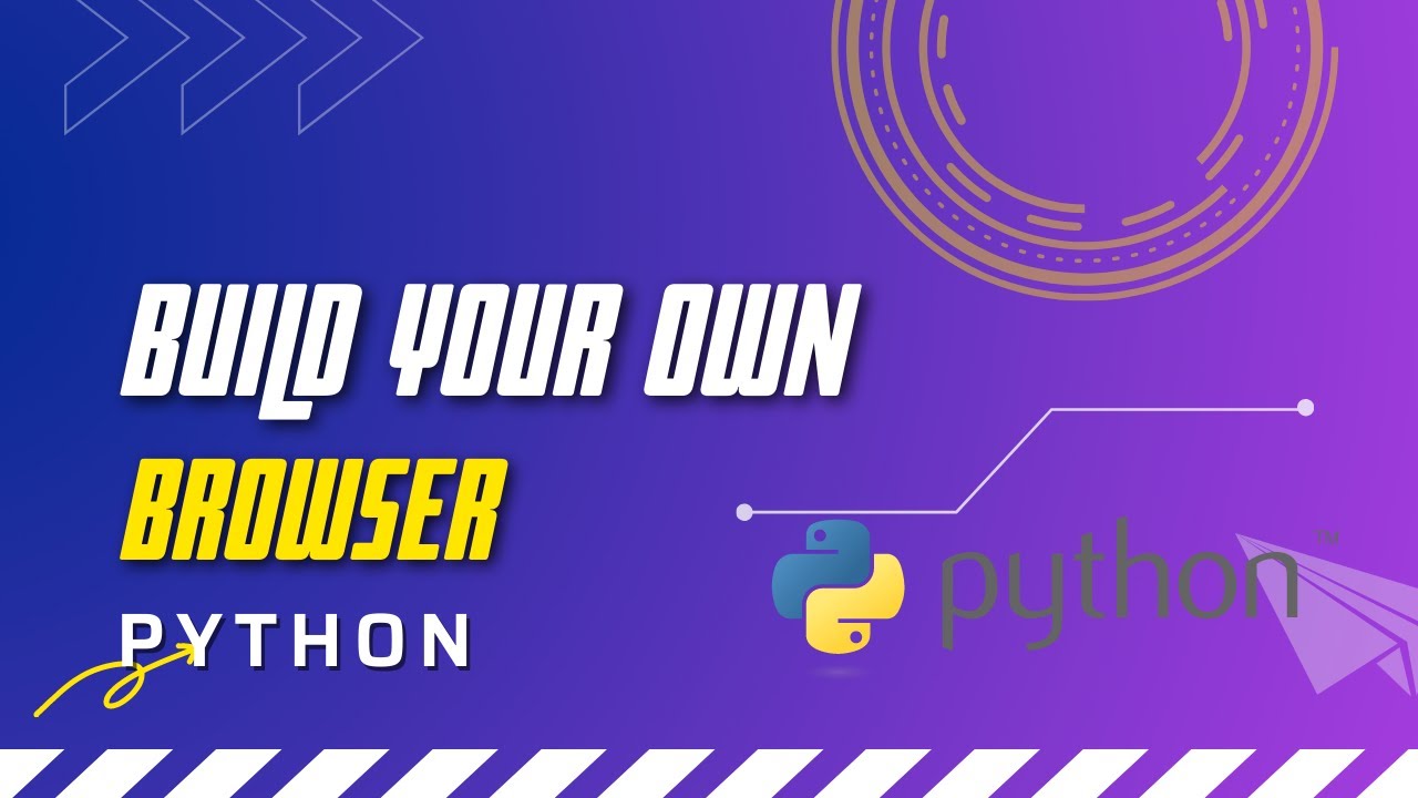 #1 Build Your Own Browser using Python| Python Project | PyQt5