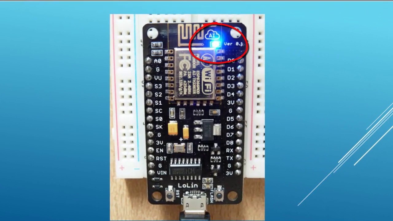 NodeMcu (ESP8266) Tutorial A-02: Blinking internal LED