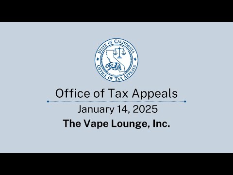 Office of Tax Appeals January 14, 2025