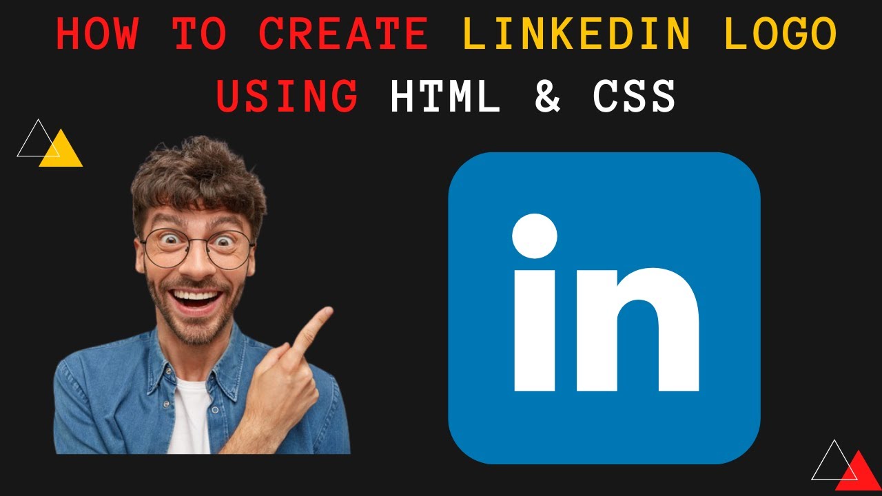 Create LinkedIn Logo using HTML and CSS Coding With Hammad | social media icons HTML