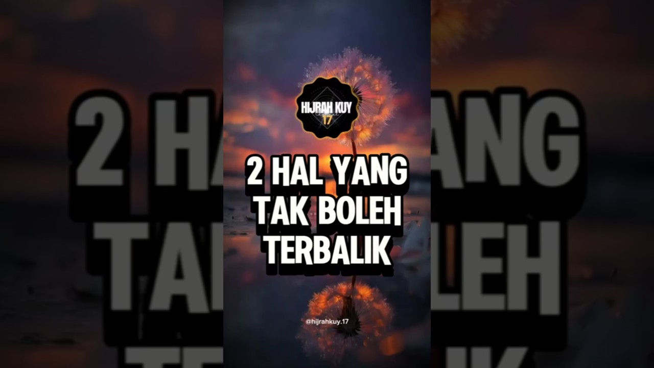 2 THINGS THAT CANNOT BE REVERSED | CANNOT BE REVERSED