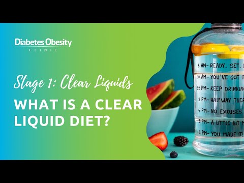 Stage 1 Bariatric Surgery Diet: What is a Clear Liquid Diet? - Diabetes Obesity Clinic