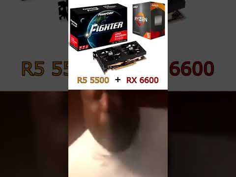 Rating AMD ryzen 5 5500 + rx 6600 for gaming in 2024