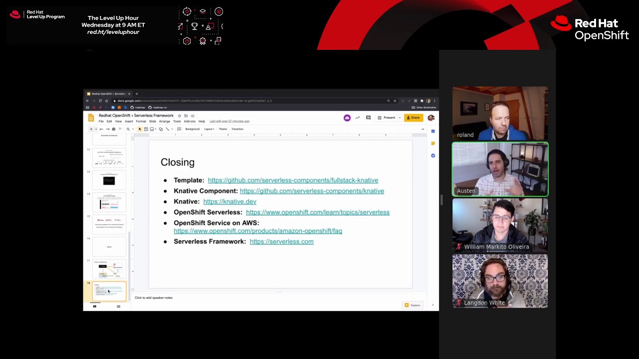 The Serverless Framework meets Knative with OpenShift Serverless